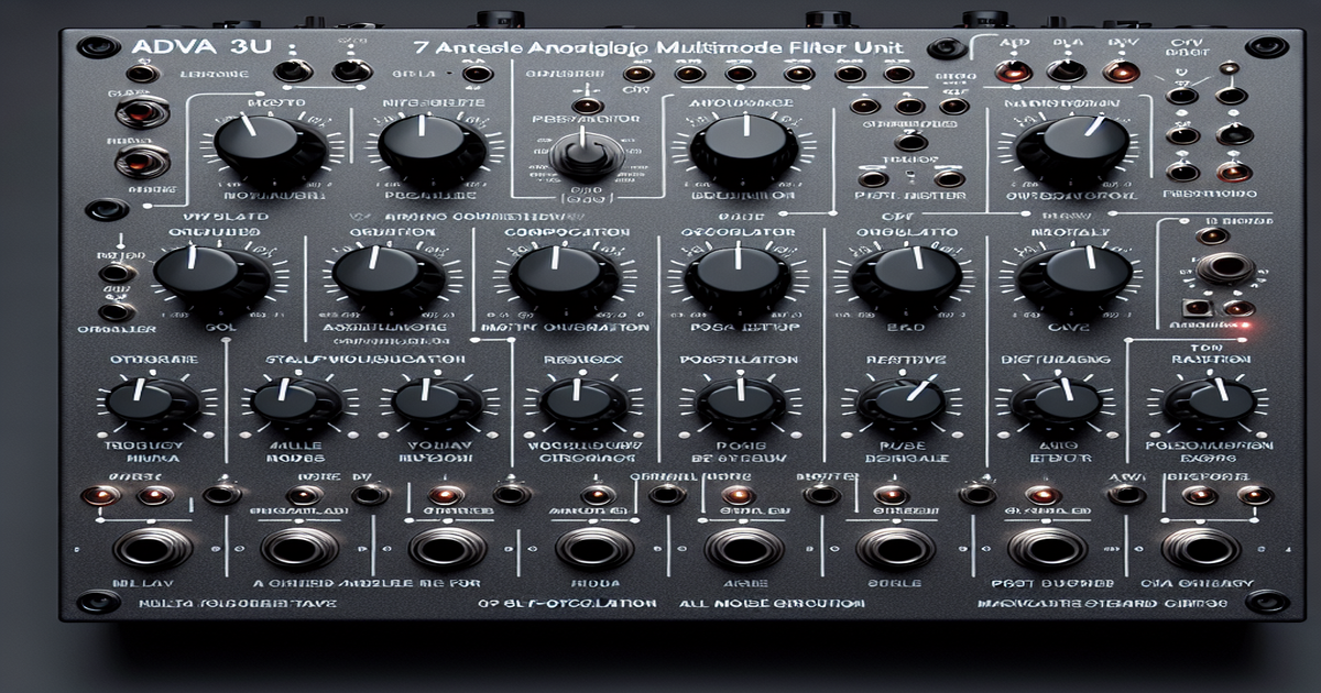 ADVA 3U: The Versatile Beast of Analog Multimode Filters