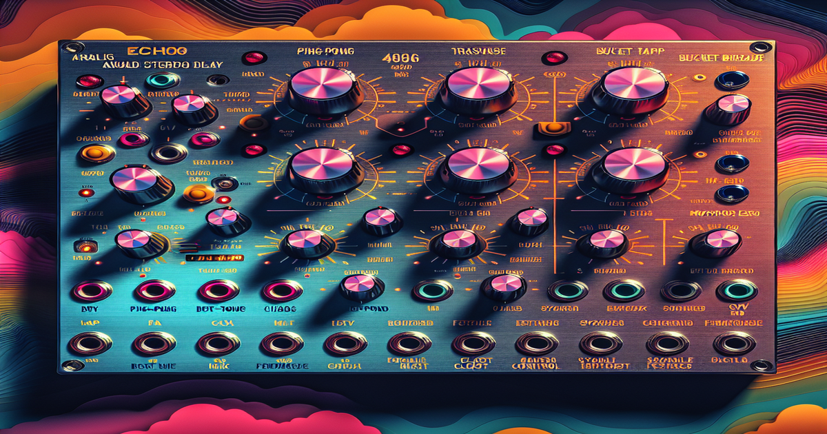 Experience Timeless Texture: Exploring the Morphor Echo Analog Quad Tap BBD Stereo Delay for ...