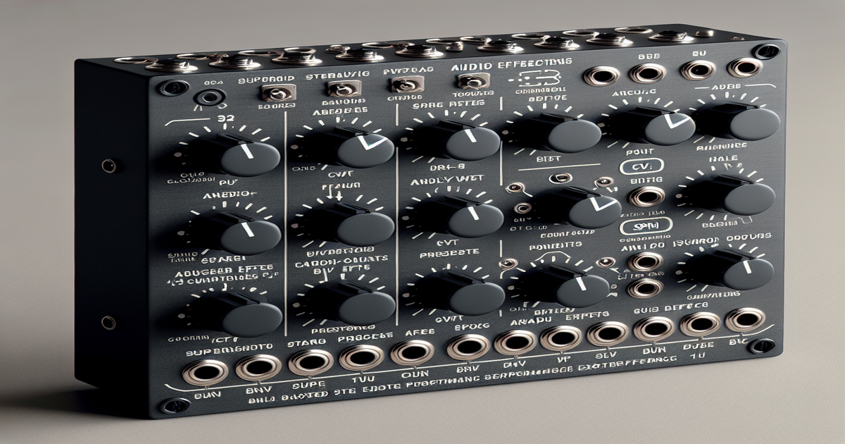 Exploring Creativity: The Happy Nerding FX AID 1U Black Module