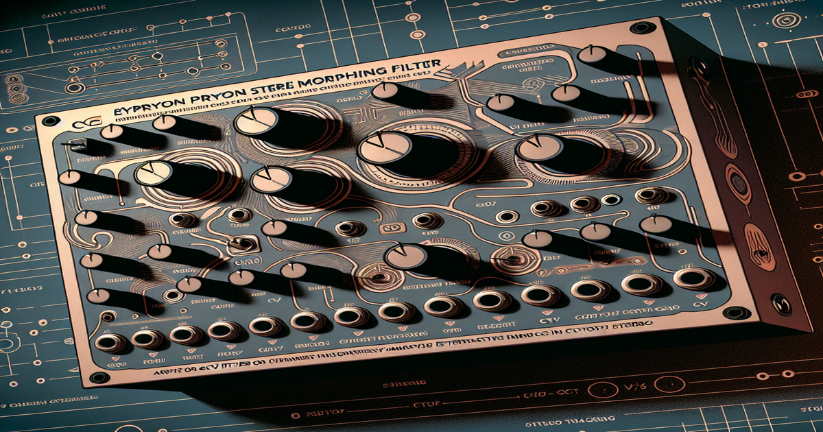 Exploring Sonic Landscapes: The Éon Procyon Stereo Morphing Filter in ...