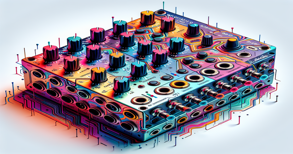Exploring The Ladik A 587 Octal Line Out Module Converting Eurorack Levels To Line Levels With
