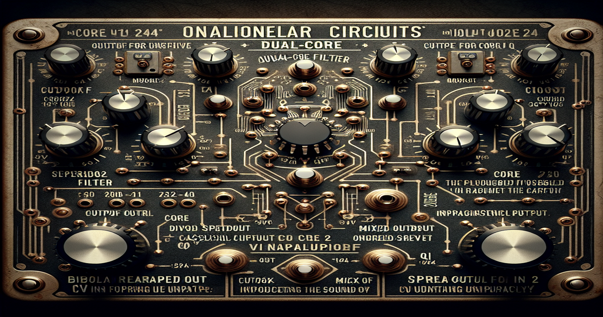 Exploring the Nonlinearcircuits Tin Teardrop VCF: A Dual Core Filter ...