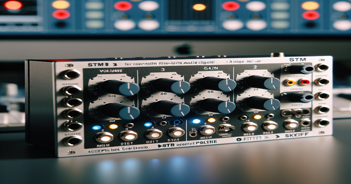 Exploring the STM: A Compact and Versatile 3-Channel Stereo Mixer for ...