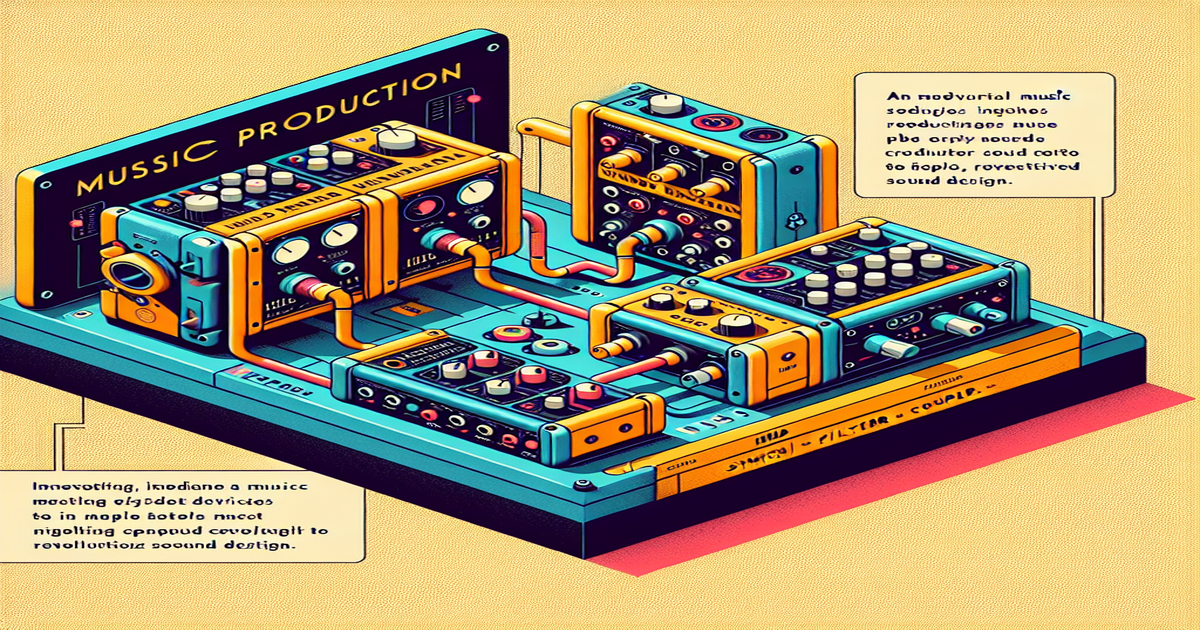 Modular Madness: Kraken's Drum Voyage with Filter Coupler