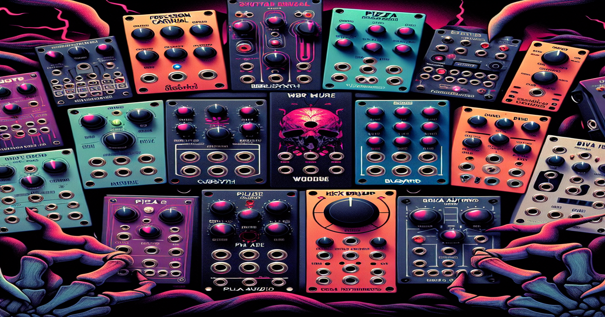 Synth Percussion Carnival: Fracture, Quad Triangle LFOs, Pizza, EDU ...