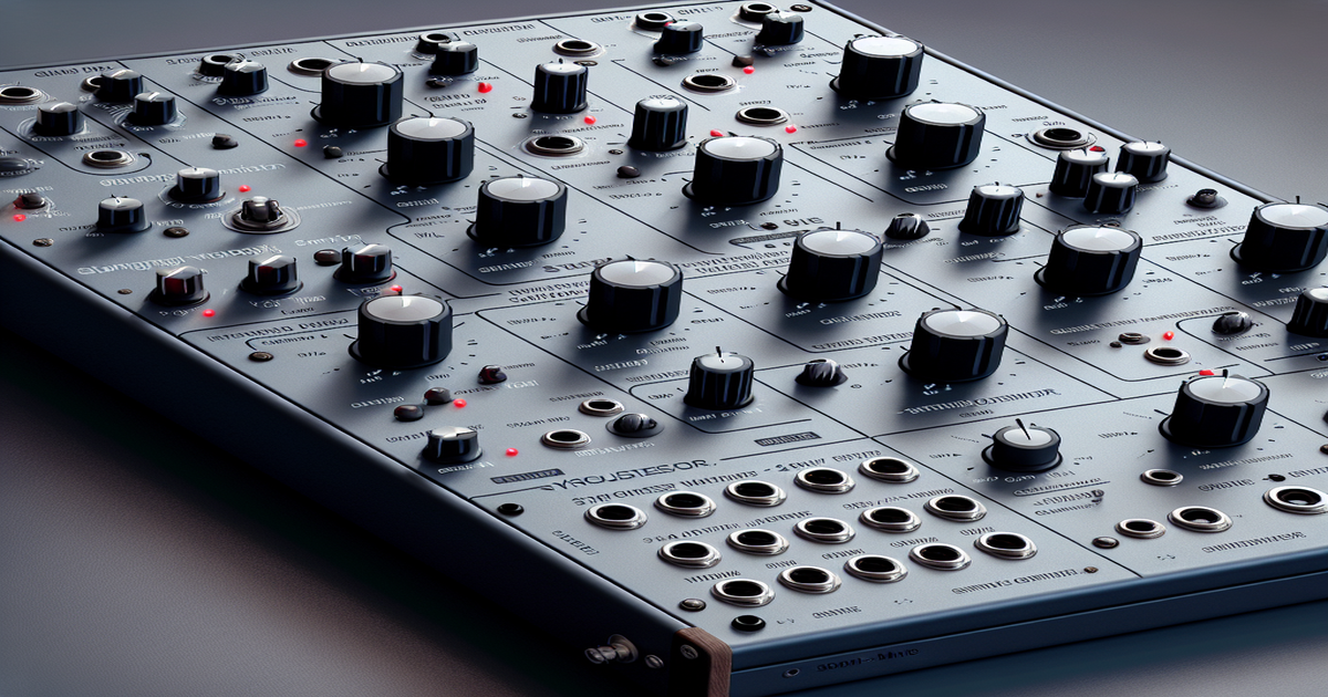 The Behringer 2600 Grey Meanie: A Semi-Modular Powerhouse for Modern ...