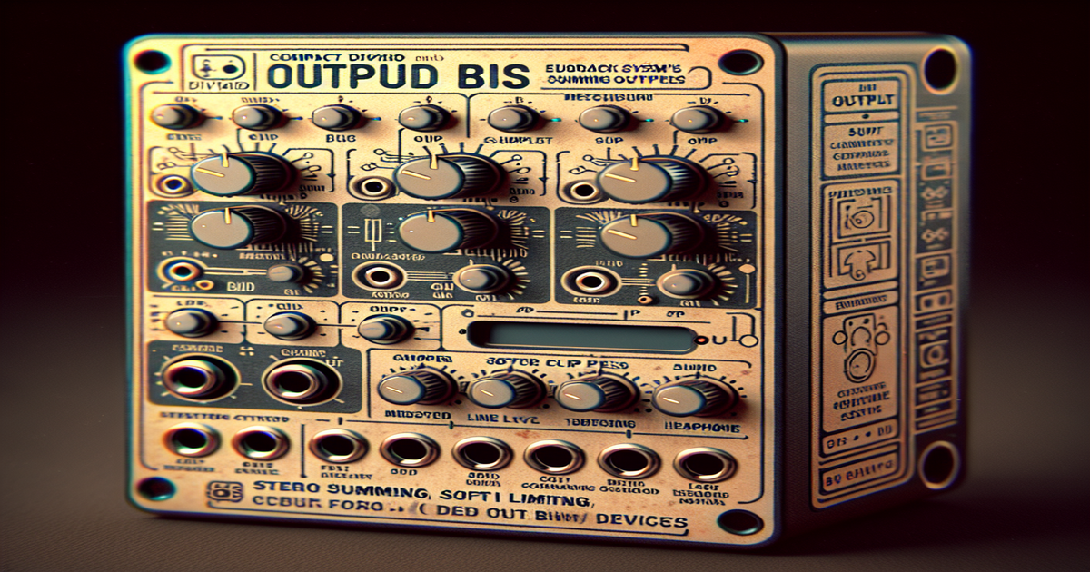 The Ultimate Output Hub: Exploring the DivKid Output Bus Module for ...
