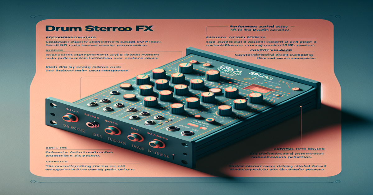 Unleash Creativity with the Erica Synths Drum Stereo FX Module: A Deep ...