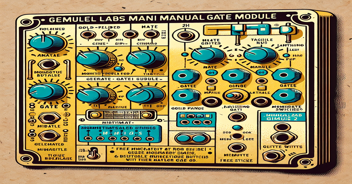 Unleash Performative Power with the Herzlich Labs Manual Gate Module
