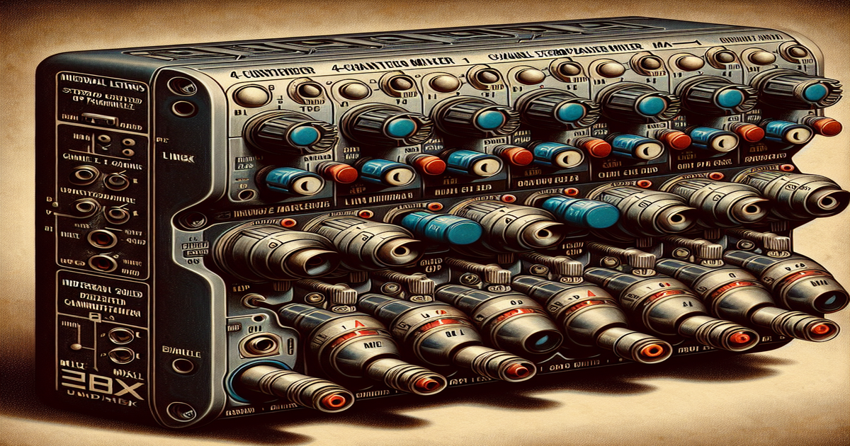 Unleashing Stereo Power: Exploring the MX Einheit 4-Channel Expander Mixer
