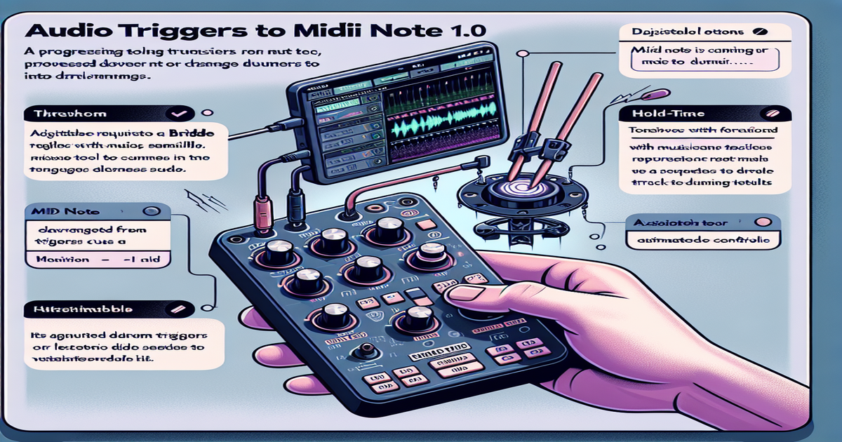 Transforming Audio Triggers into MIDI Notes with Audio Trigger to MIDI ...