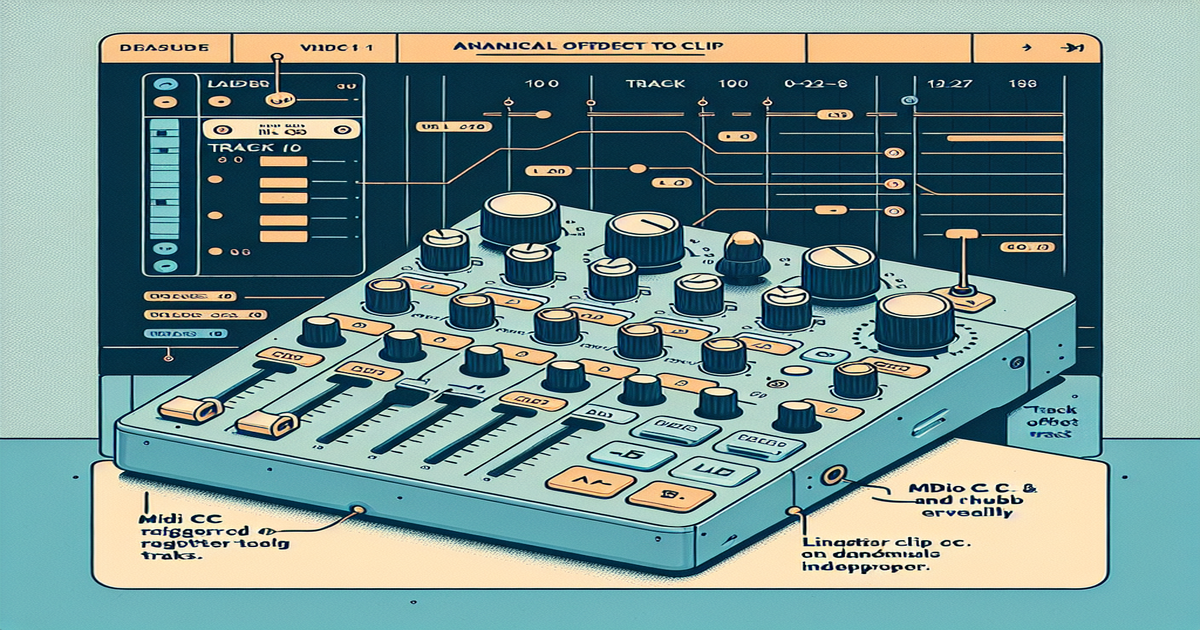 Exploring MIDI CC To Clip Launch Position: A Versatile Max4Live Device for Streamlining Your ...
